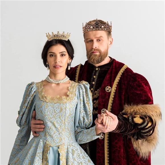 Jewelry | Royal King And Queen Crowns Baroque Vintage Headbands | Poshmark